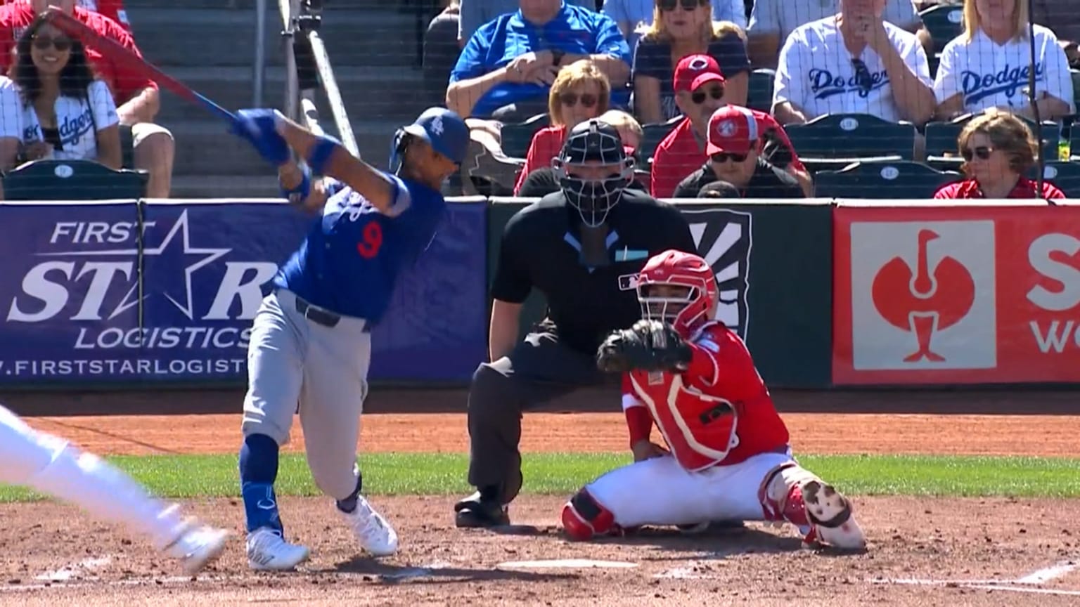 Eddie Rosario's single plates a run | 02/24/2025 | Los Angeles Dodgers