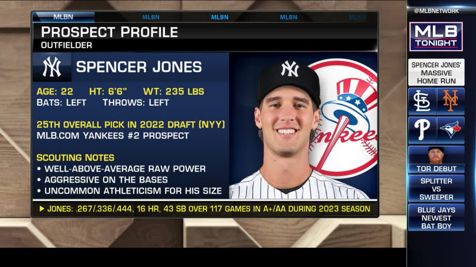 Breaking down Spencer Jones and his 470-foot homer | 02/25/2024 | New ...