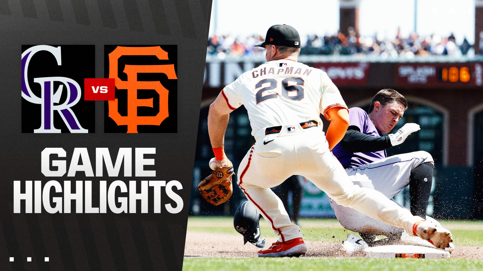 Rockies vs. Giants Highlights | 05/04/2025 | San Francisco Giants