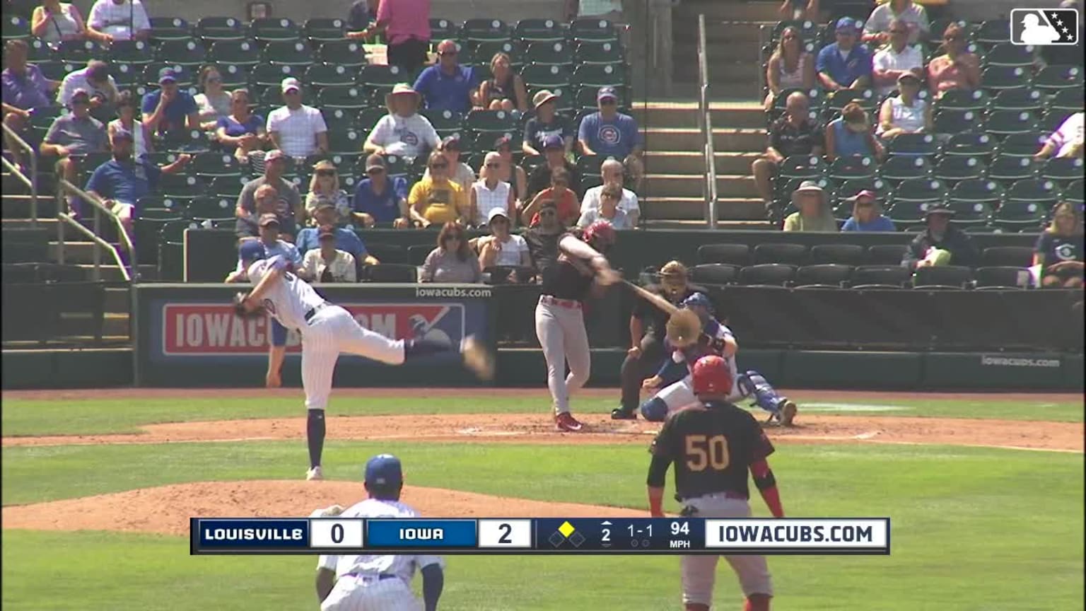 Ivan Johnson hits a moonshot | 09/11/2024 | Cincinnati Reds