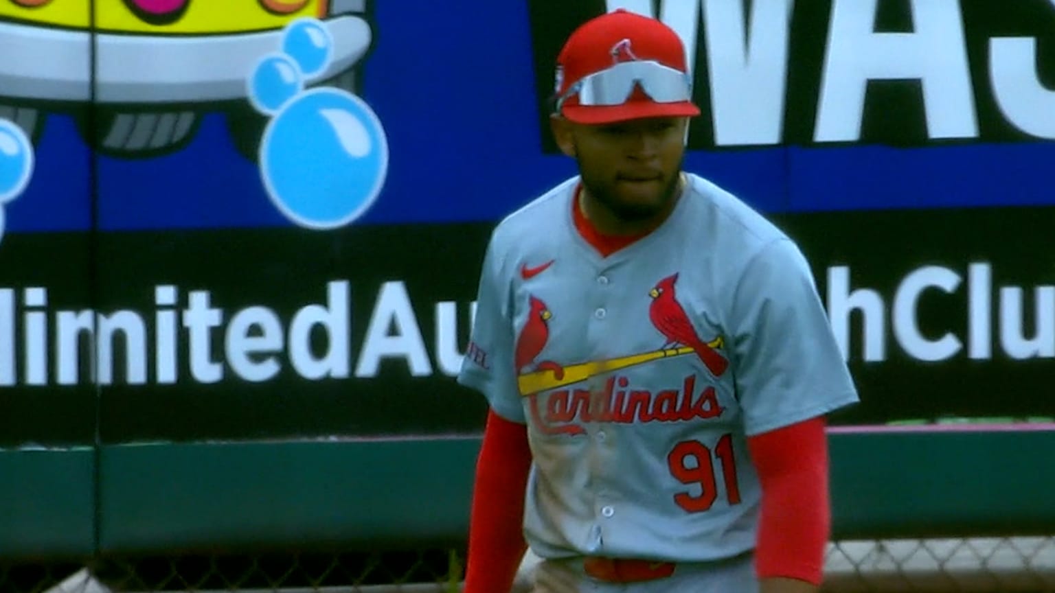 Victor Scott II's running catch | 03/10/2024 | St. Louis Cardinals