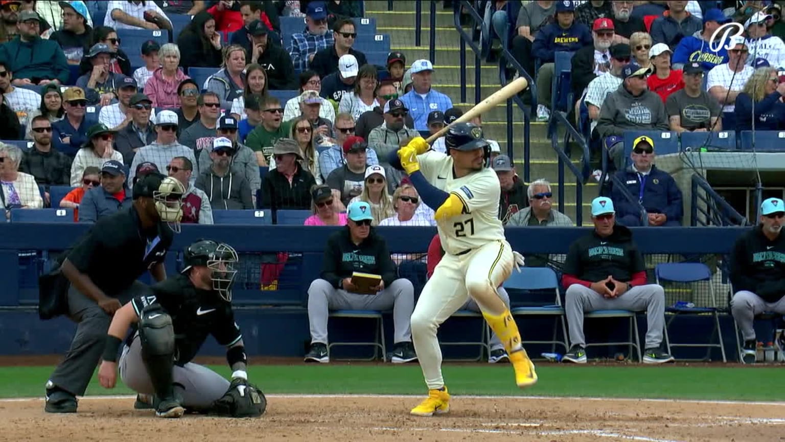 Willy Adames' third home run | 03/24/2024 | Milwaukee Brewers