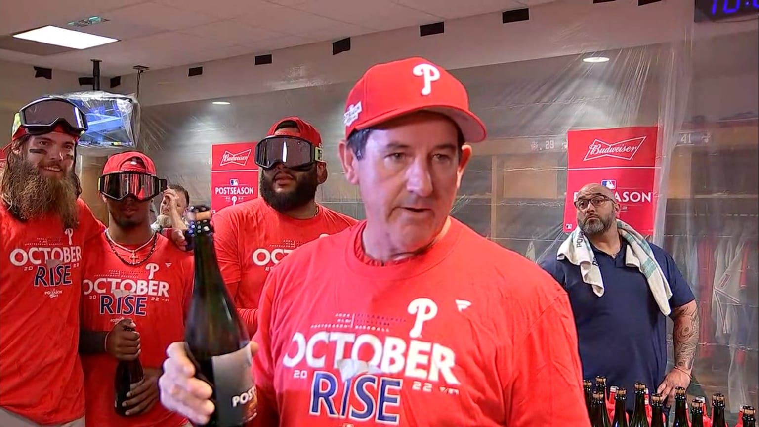 Thomson gives clubhouse speech after playoff clinch | 10/03/2022 ...