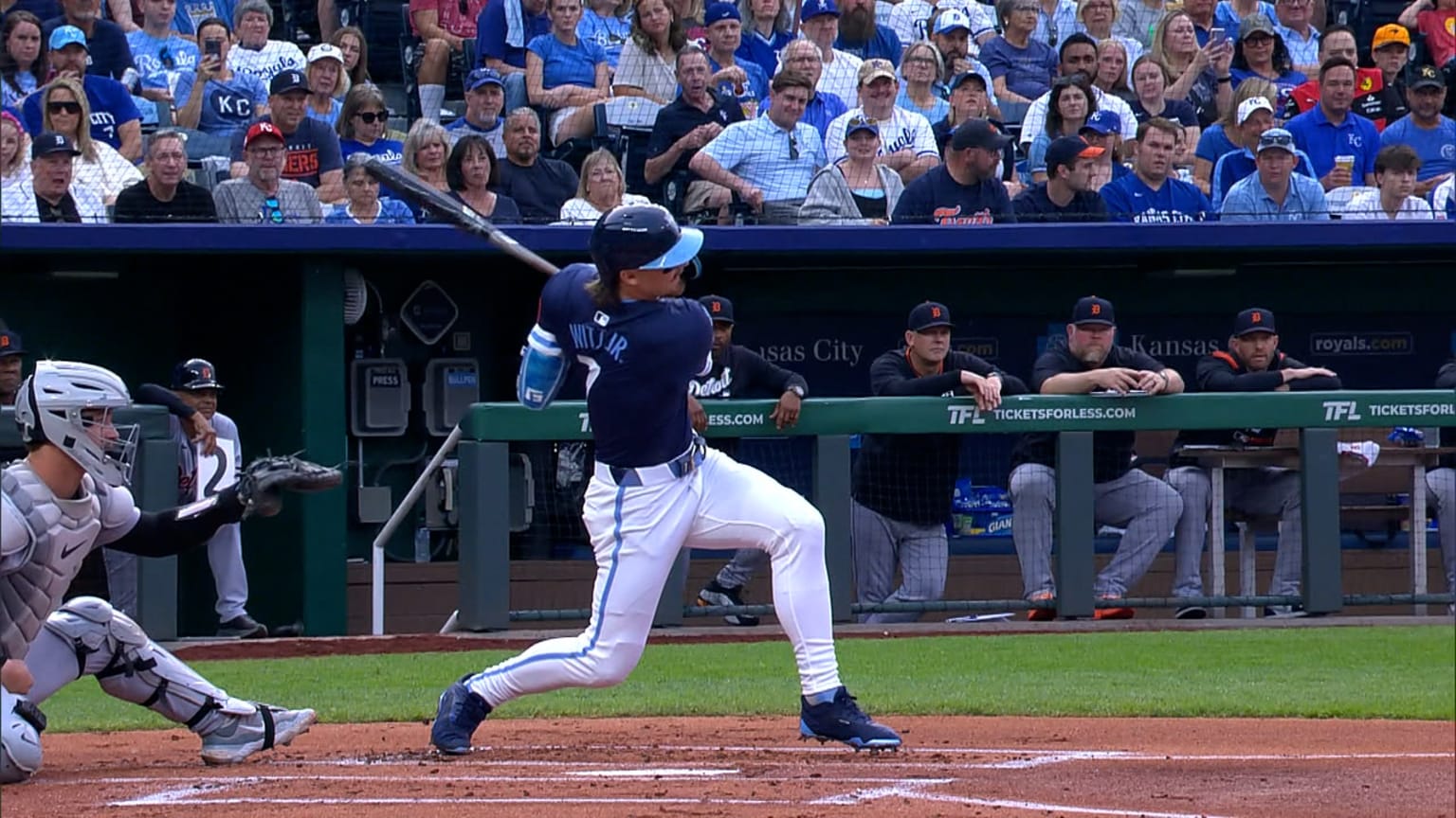 Data Viz: Bobby Witt Jr.'s 442-foot home run | 05/30/2025 | Kansas City ...