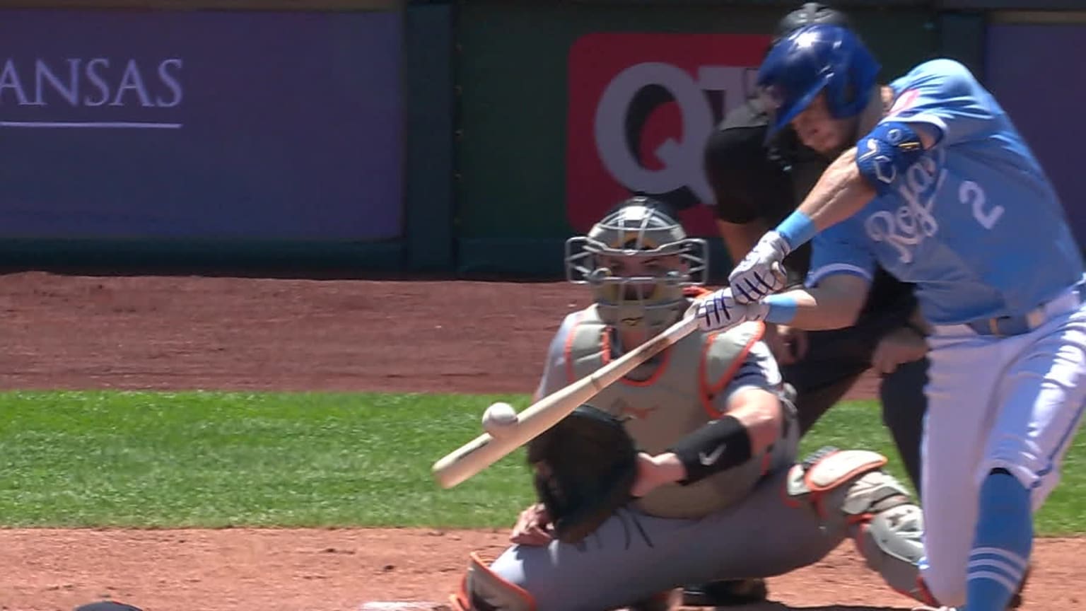 Garrett Hampson's RBI double | 05/22/2024 | Kansas City Royals