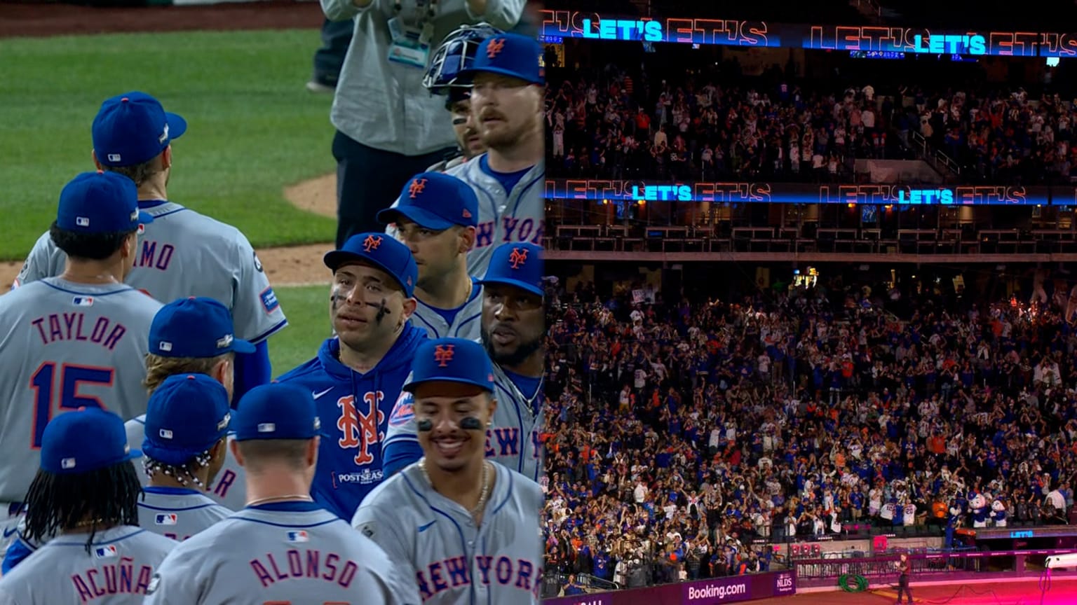 Mets watch party reacts to Game 1 comeback win | 10/06/2024 | New York Mets