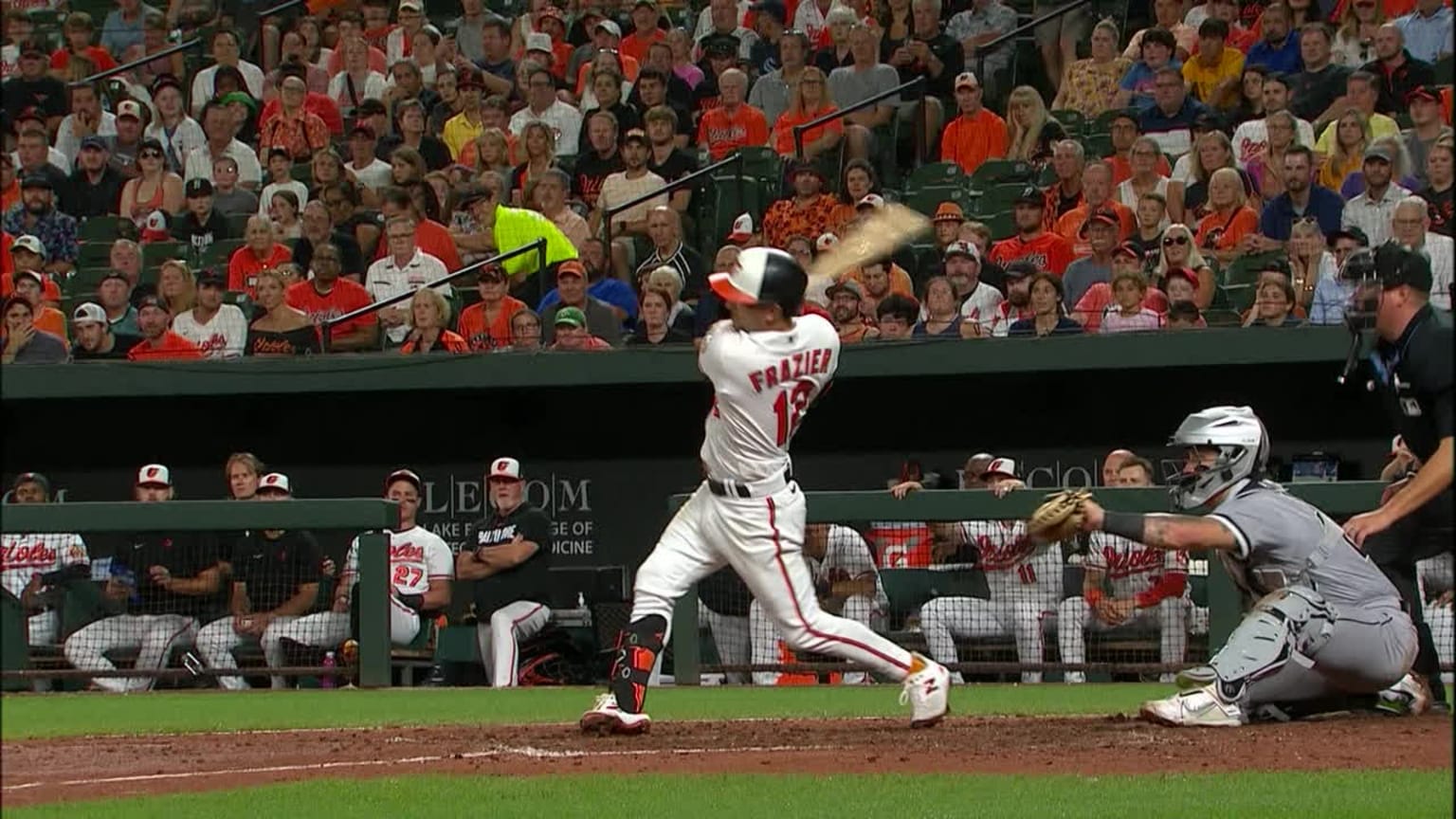Frazier puts O's on board with single to right in 5th | 08/29/2023 ...