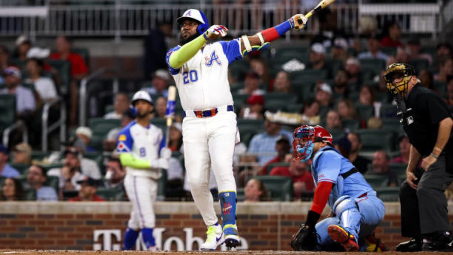 Marcell Ozuna's second home run of the game (28) | 07/20/2024 | Atlanta ...