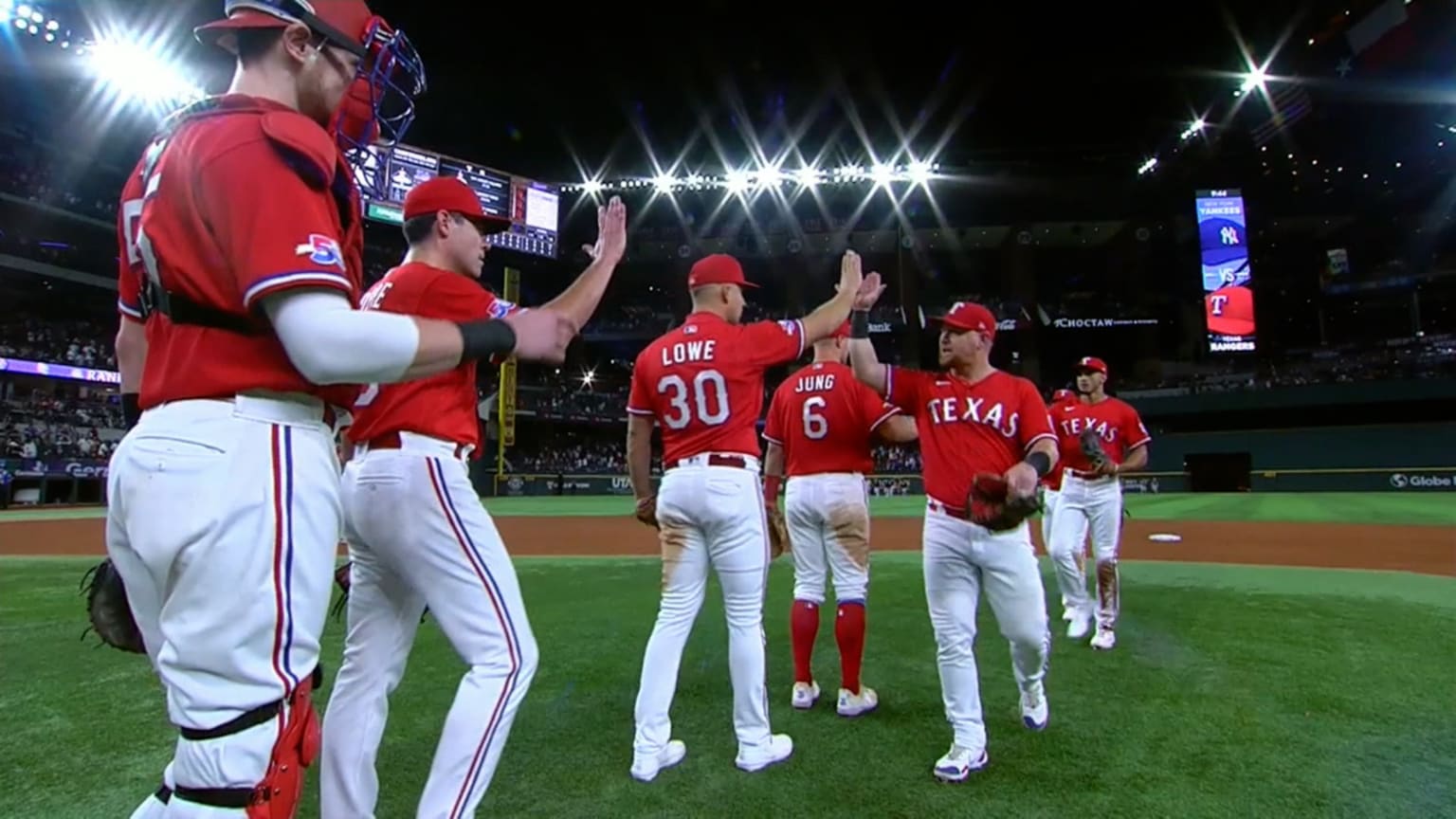 Matt Moore gets Aaron Hicks to secure the game | 10/04/2022 | Texas Rangers