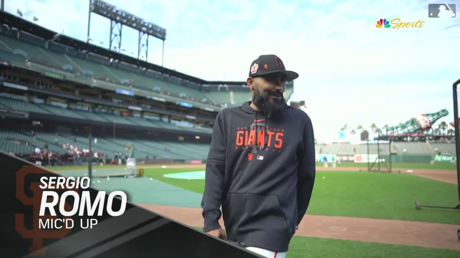 Sergio Romo mic'd up ahead of retirement appearance | 03/27/2023 | San ...
