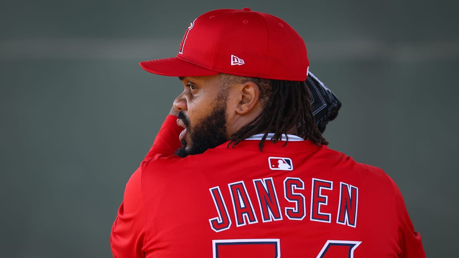 Kenley Jansen throws at Angels' Spring Training | 02/19/2025 | Los ...