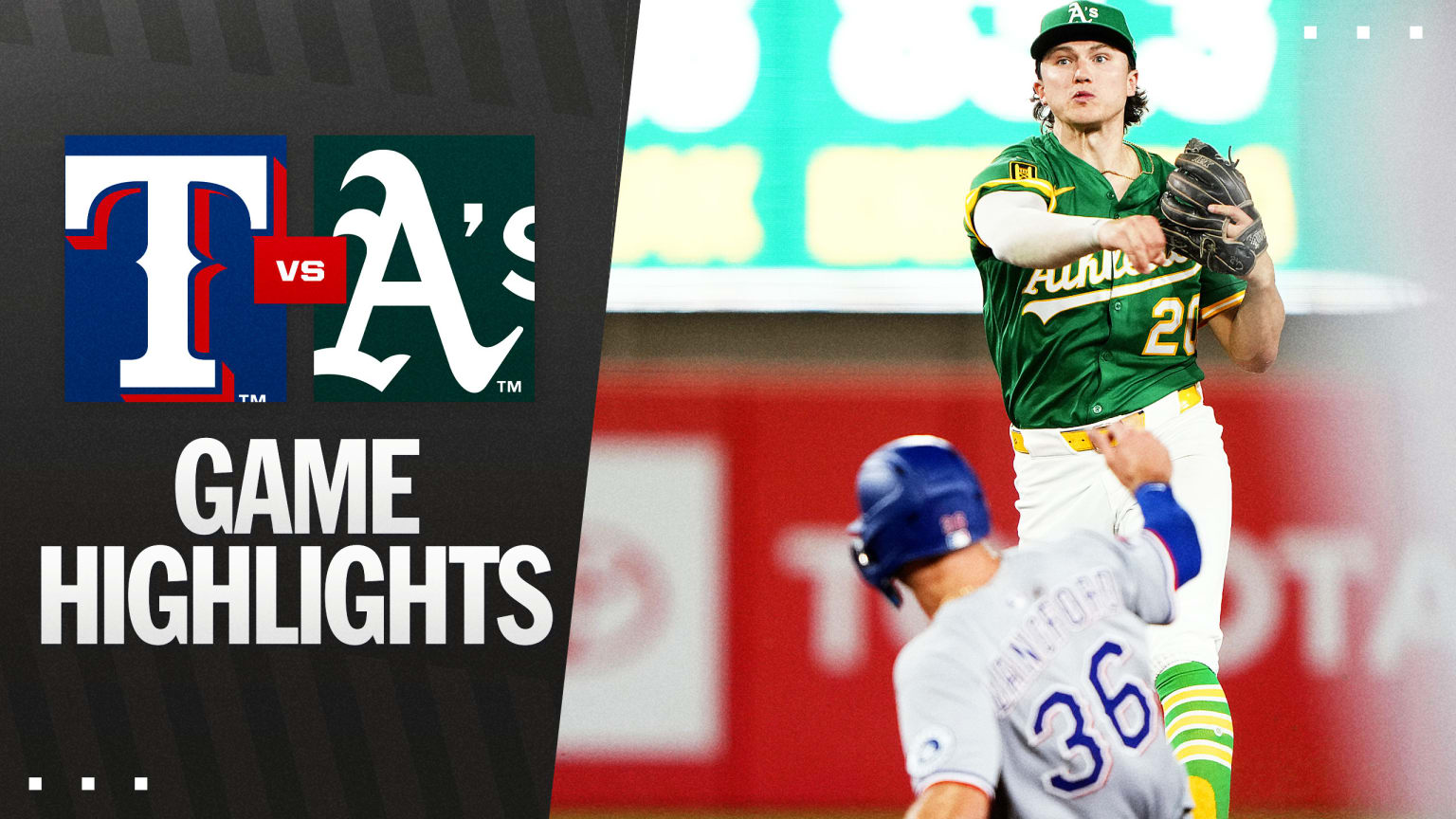 Rangers vs. Athletics Highlights | 08/29/2025 | MLB.com