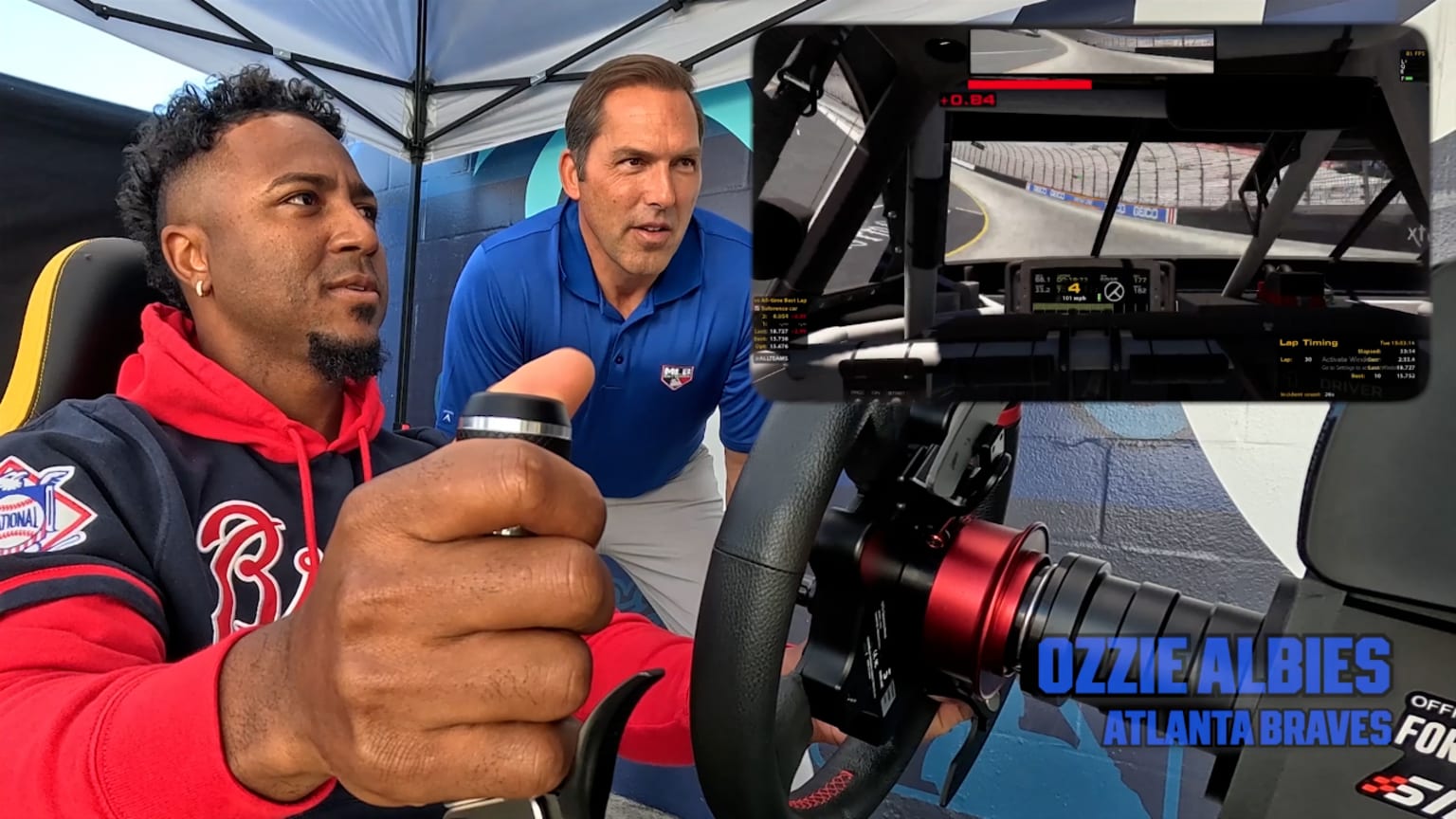 Revving up for the MLB Speedway Classic | 04/10/2025 | Atlanta Braves