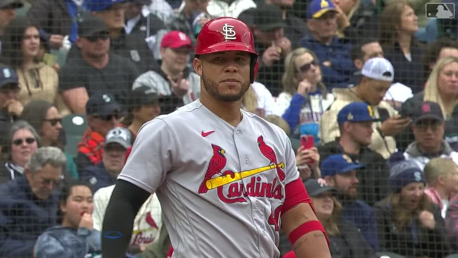 Willson Contreras snaps his bat and is ejected in 5th | 04/23/2023 | St ...