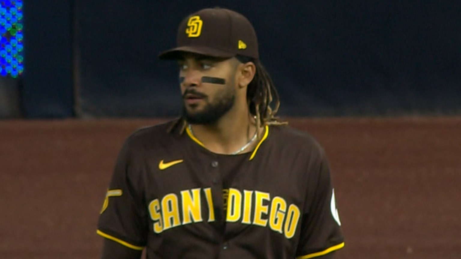 Fernando Tatis Jr. makes the leaping grab | 03/25/2024 | San Diego Padres