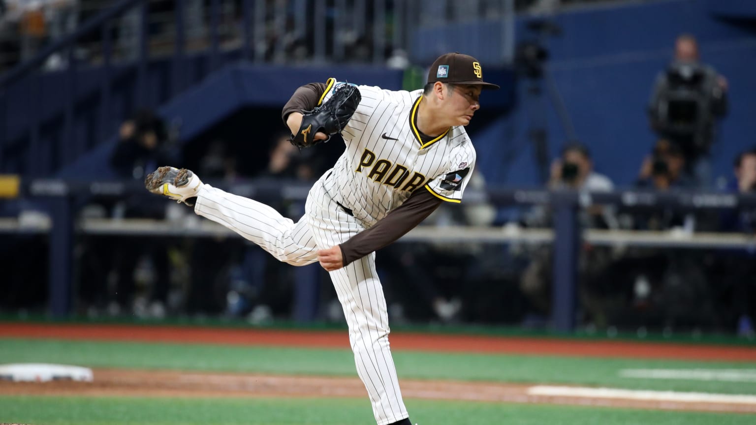 Yuki Matsui Ks Kiké Hernández in his MLB debut | 03/20/2024 | San Diego ...
