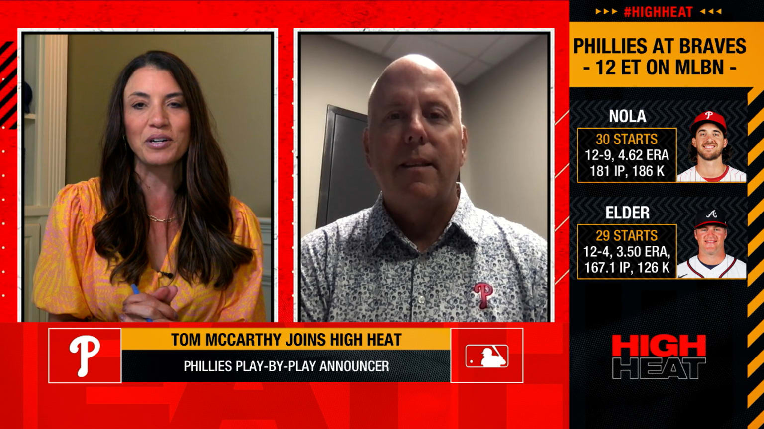 Tom McCarthy on the Phillies heading down the stretch | 09/20/2023 ...