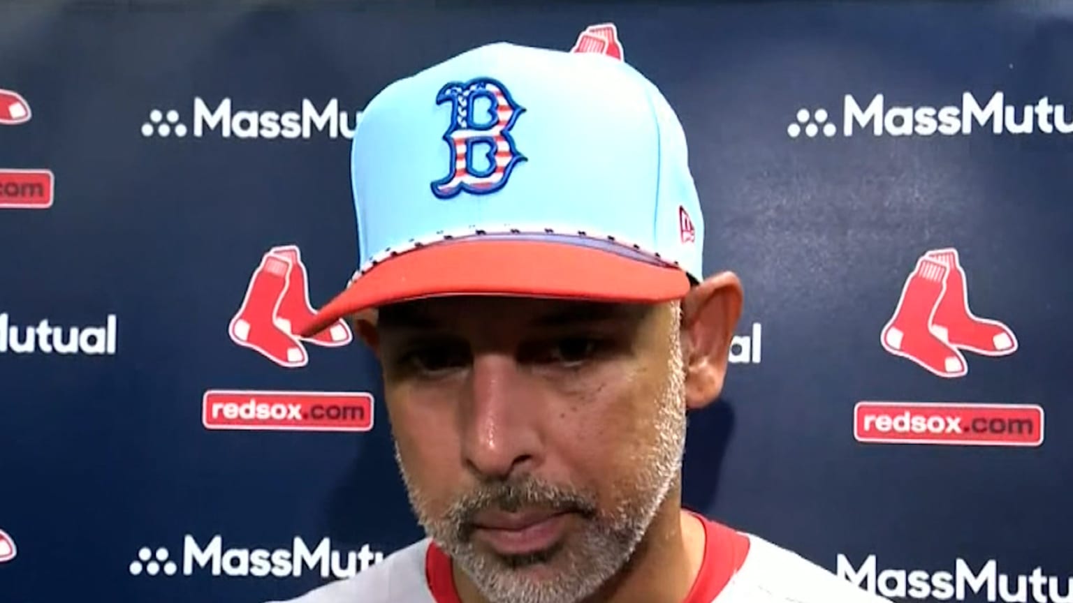 Alex Cora breaks down consistent hitting in win | 07/04/2025 | Boston ...