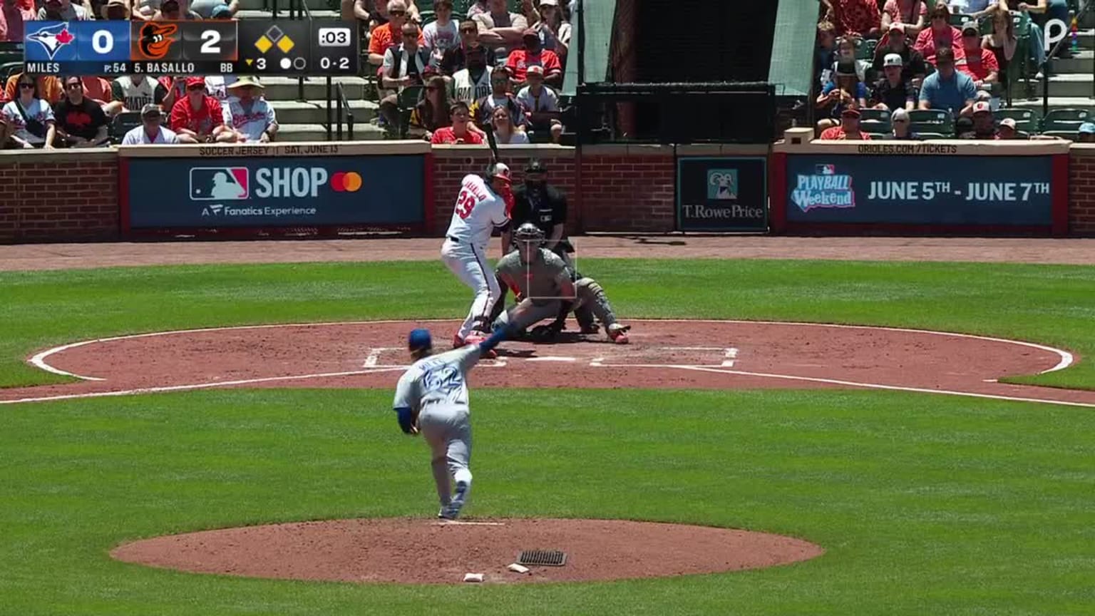 Samuel Basallo's RBI double | 05/31/2026 | Baltimore Orioles