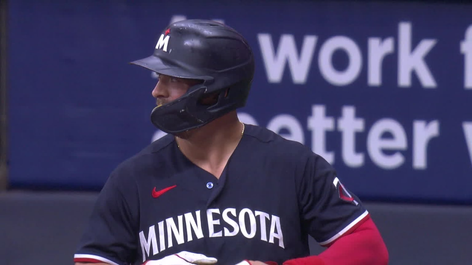 Kyle Farmer laces an RBI single to left field | 08/22/2023 | Minnesota ...