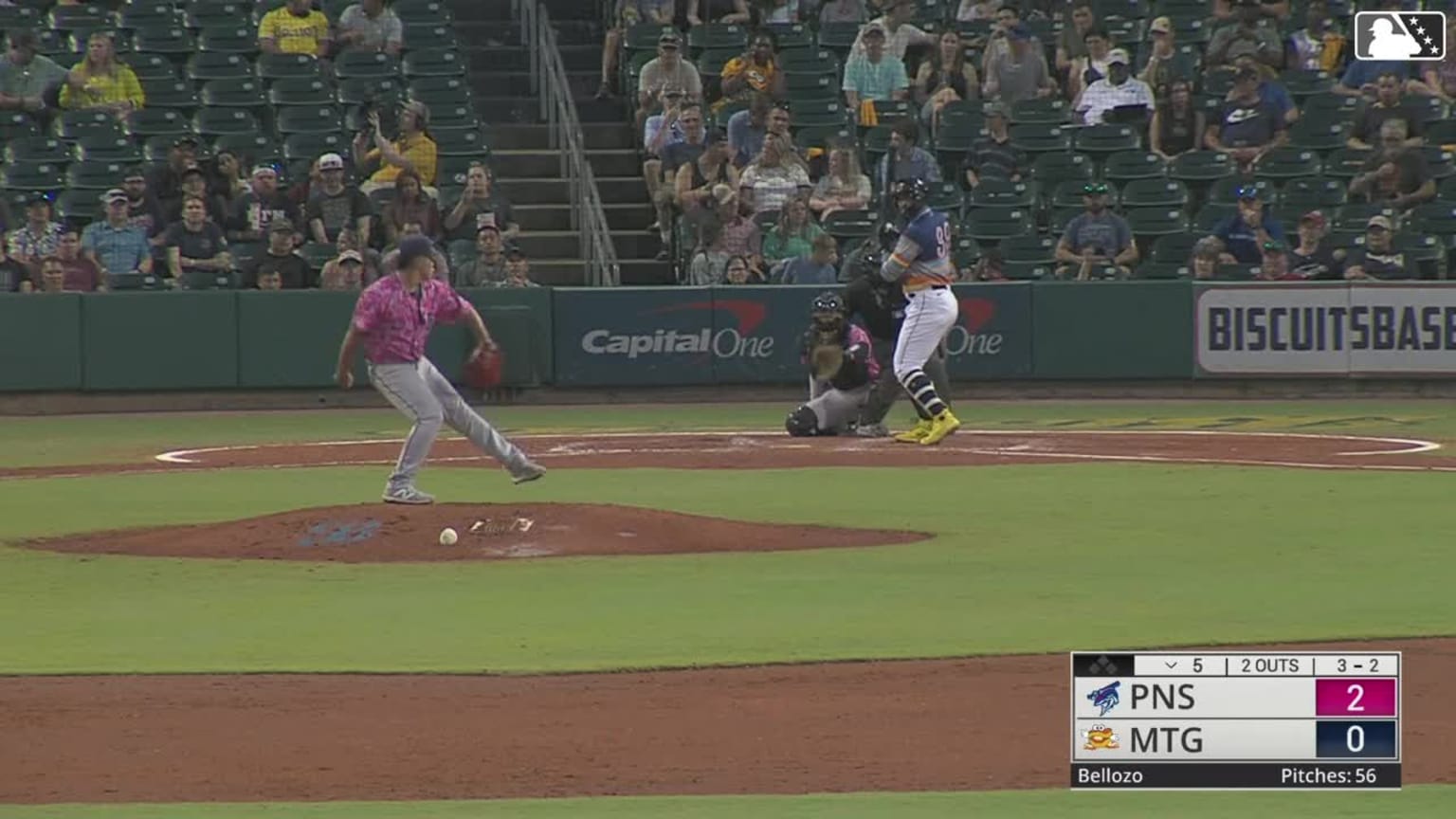 Valente Bellozo's eighth strikeout of the game | 05/17/2024 | Miami Marlins
