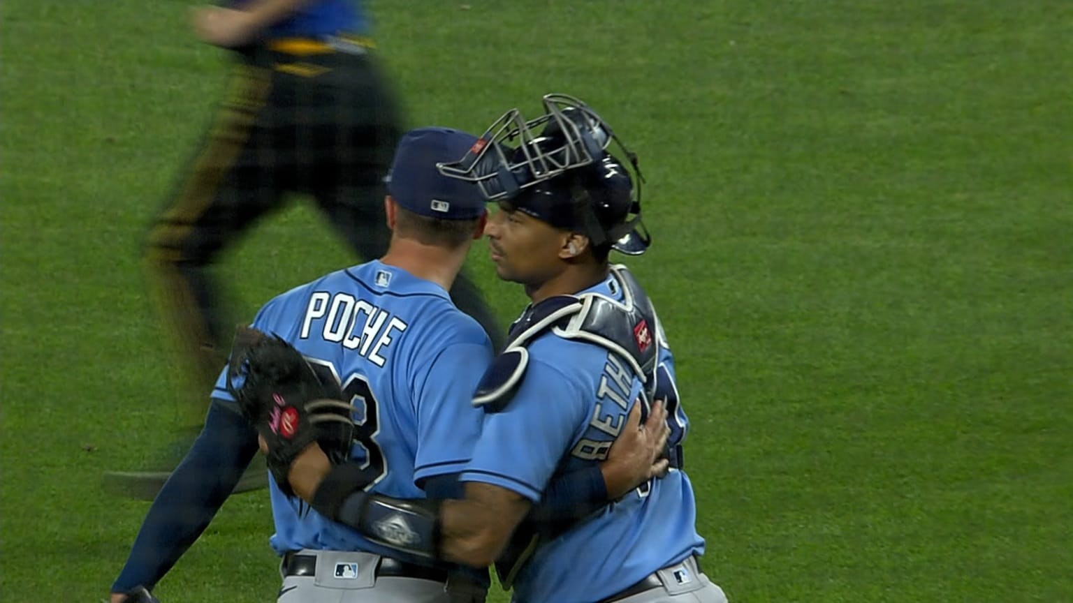 Colin Poche fans Rodríguez to secure the Rays' win | 06/30/2023 | Tampa ...