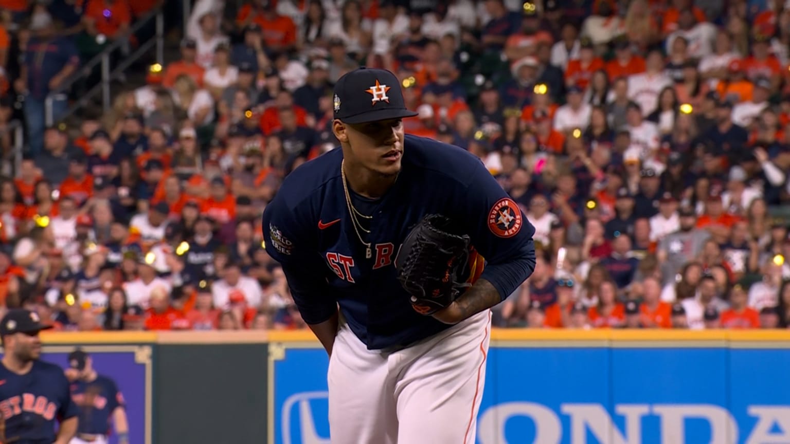 Bryan Abreu throws a clean 8th inning | 11/05/2022 | Houston Astros