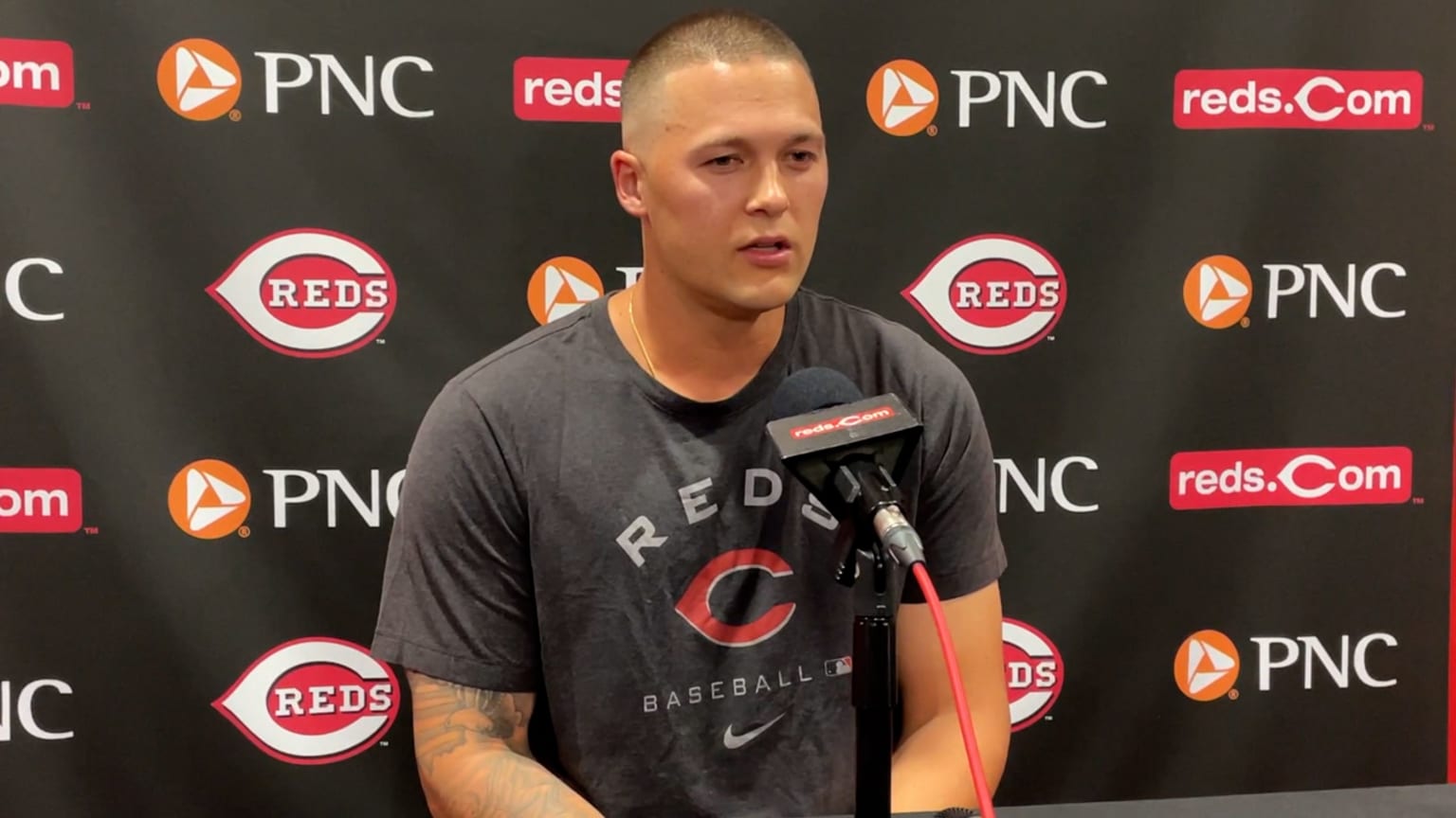 Nick Senzel talks about coming off the Injured List | 04/13/2023 ...