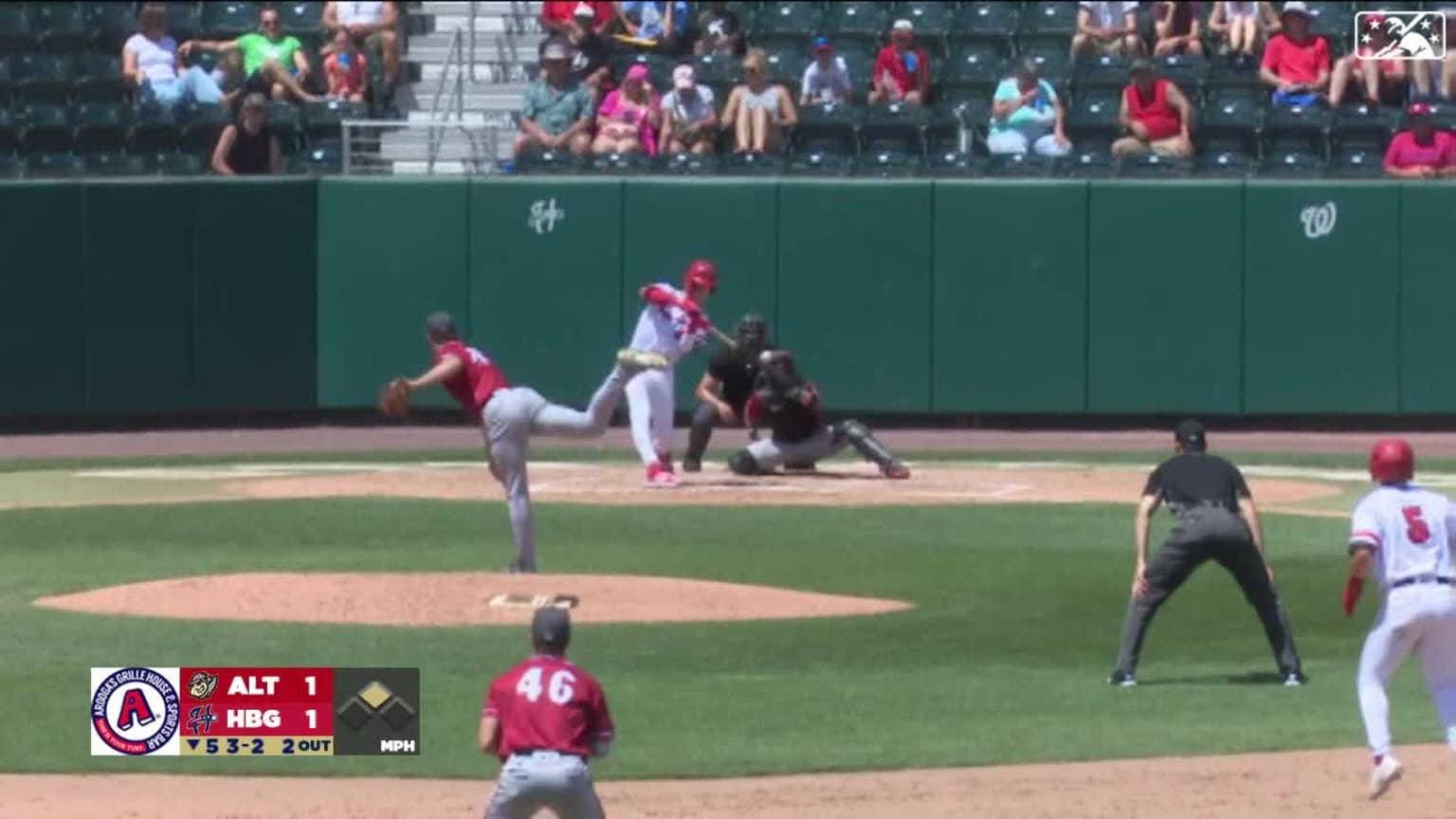 Robert Hassell III lines an RBI double in the 5th | 07/30/2023 ...