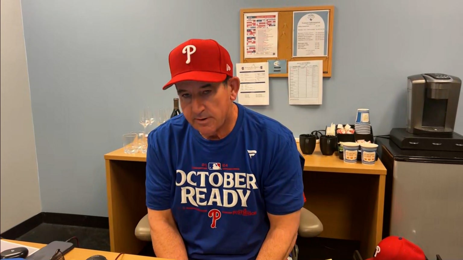 Rob Thomson on clinching a spot in the playoffs | 09/20/2024 ...