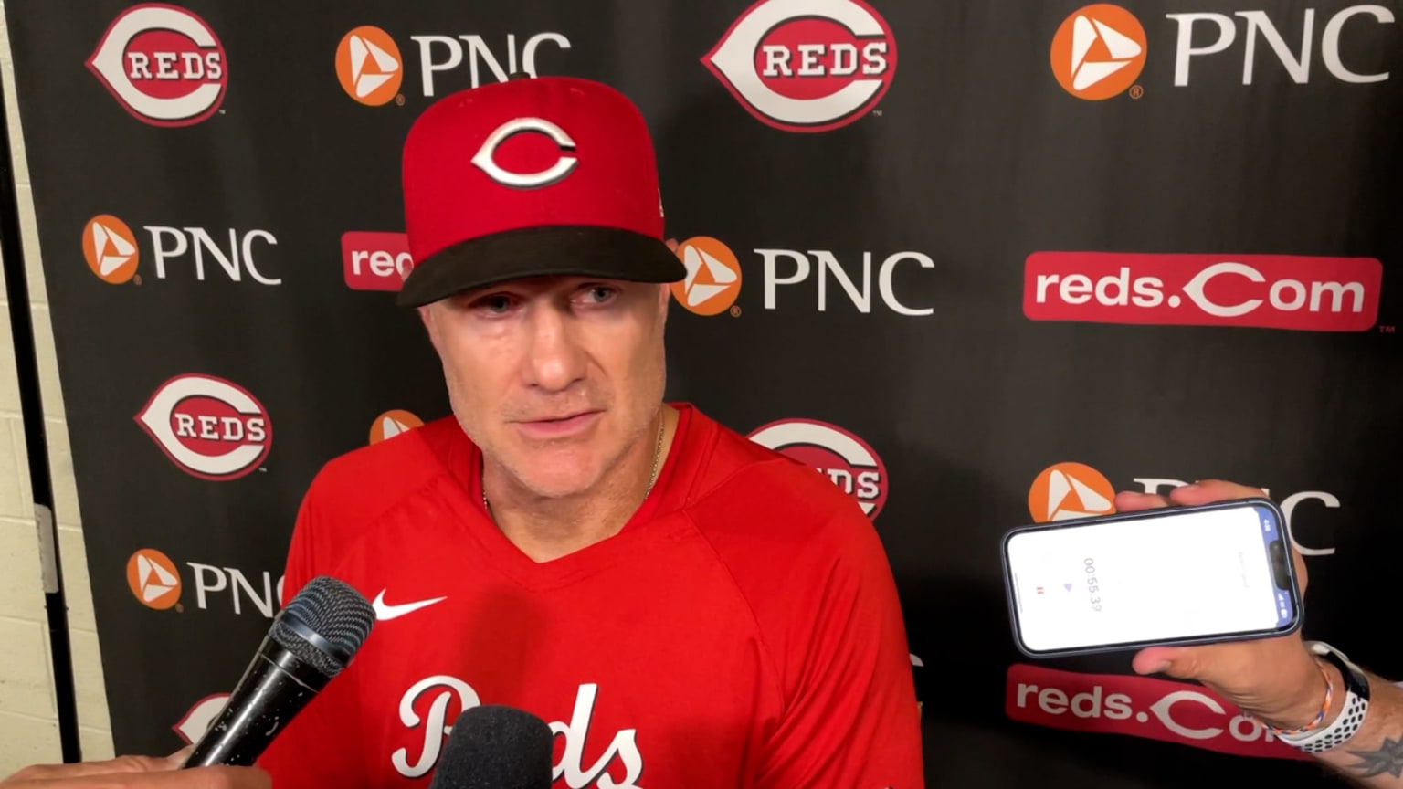 Reds manager David Bell on 9-4 win over Angels | 08/23/2023 ...
