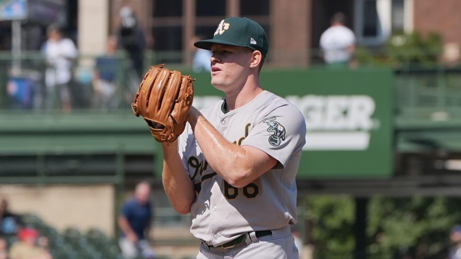 Brady Basso strikes out Dansby Swanson | 09/18/2024 | Athletics
