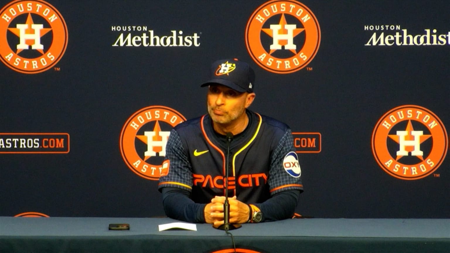 Joe Espada on Astros acquiring Yusei Kikuchi | 07/29/2024 | Houston Astros