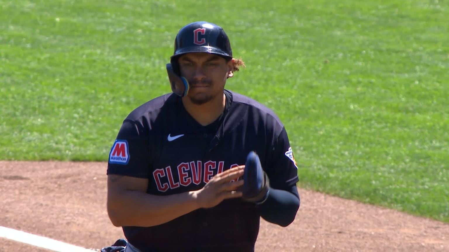 Josh Naylor scores Kwan with single in the 2nd inning | 09/13/2023 ...