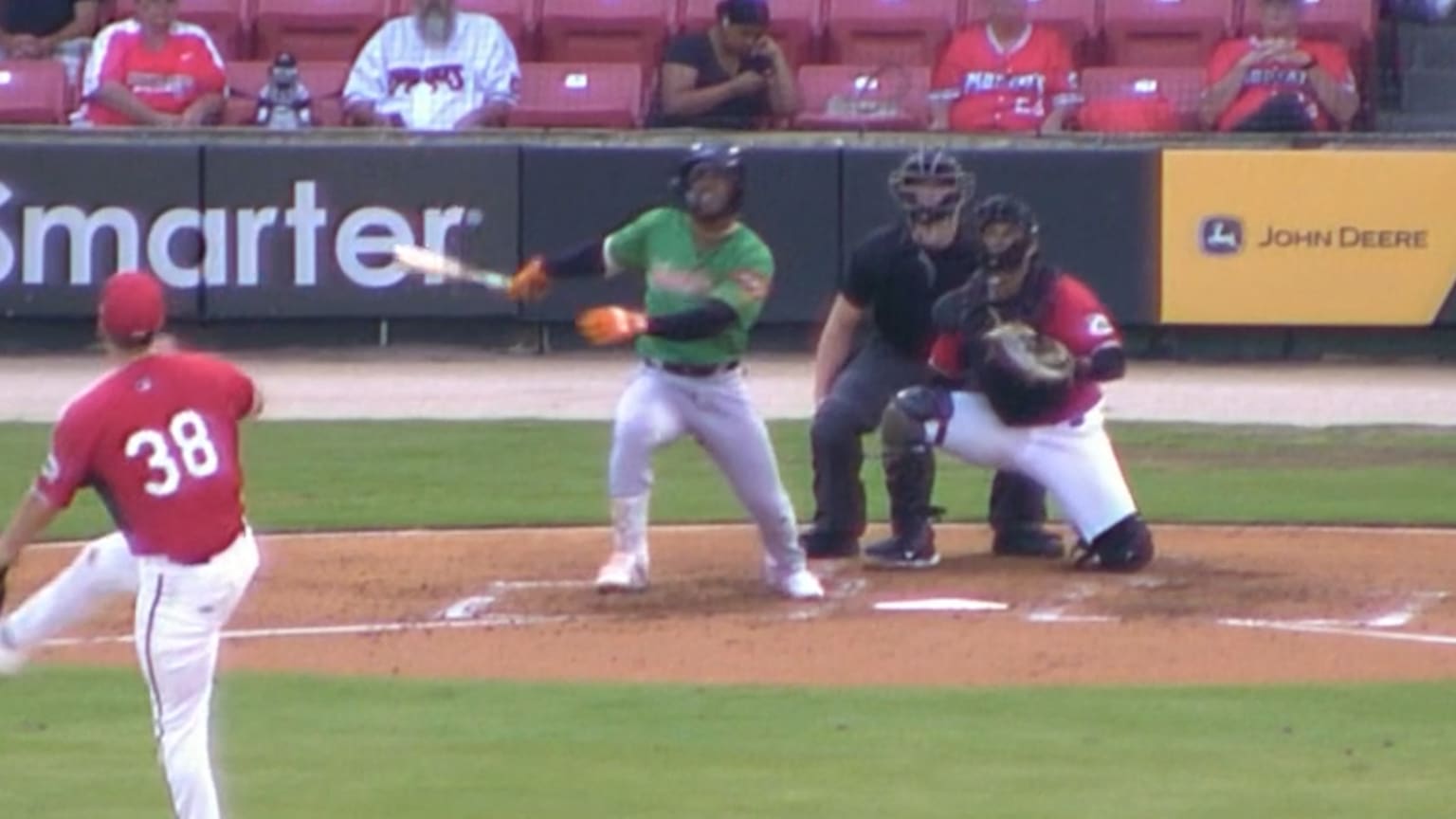 Danyer Cueva pokes a double the opposite way | 09/13/2023 | MLB.com