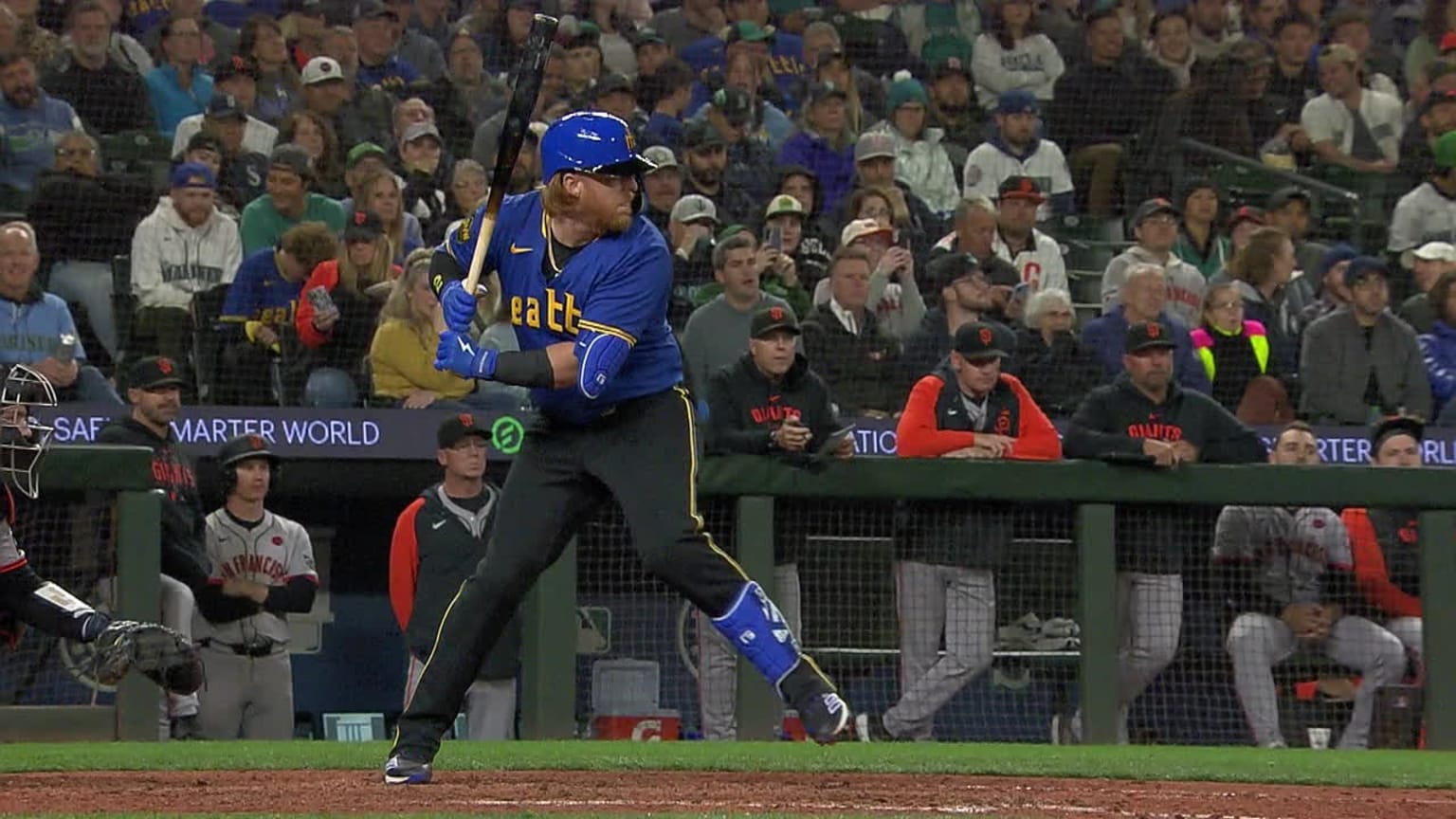 Justin Turner dispara sencillo remolcador | 23/08/2024 | Los Mariners ...