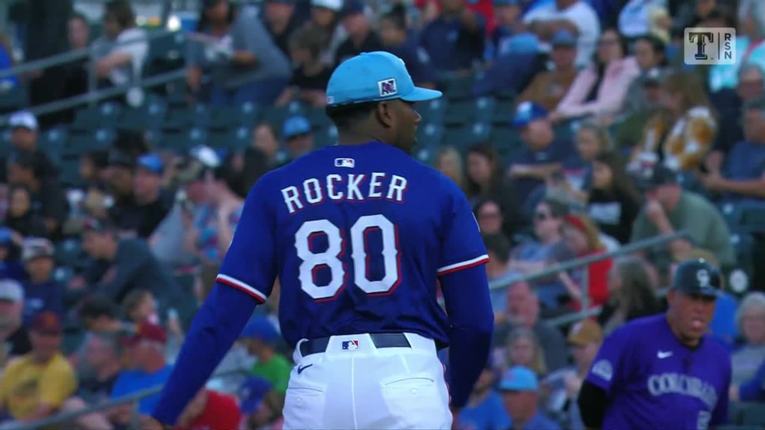 Kumar Rocker strikes out eight in spring outing | 03/20/2025 | Texas ...