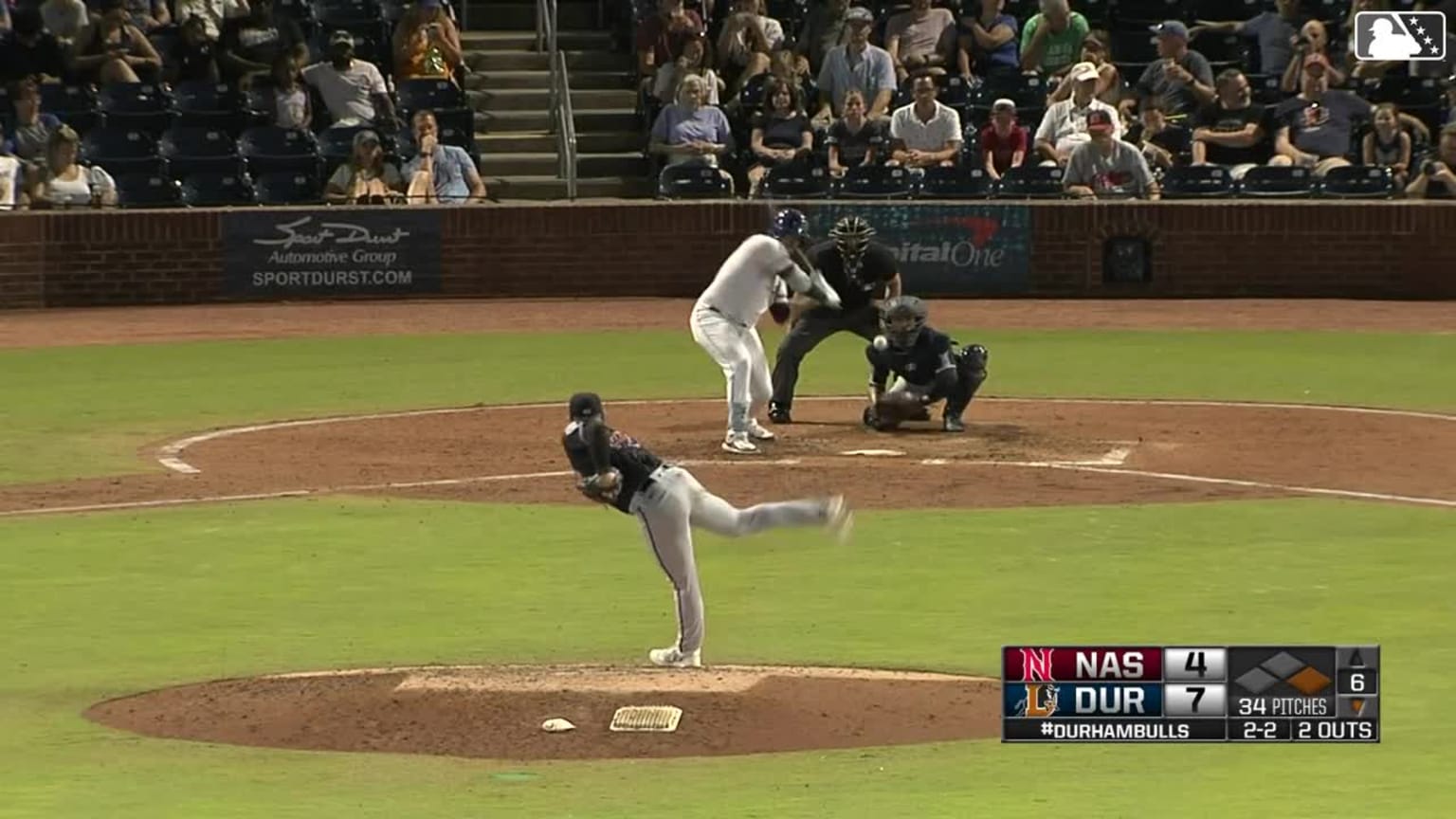 Craig Yoho strikes out his third batter | 08/18/2024 | Milwaukee Brewers