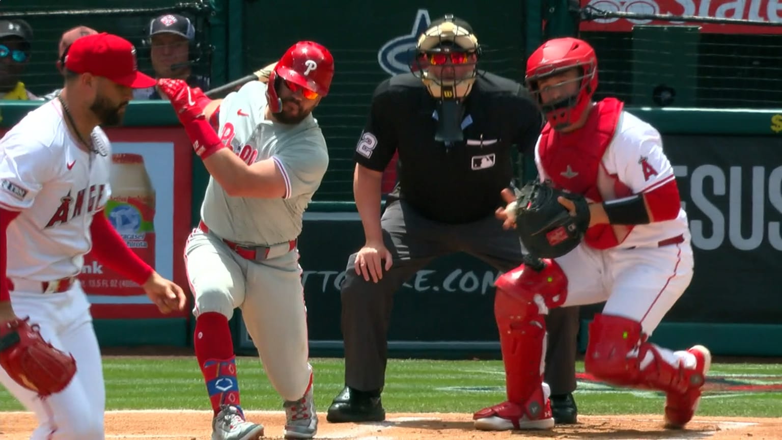 Patrick Sandoval strikes out Kyle Schwarber | 05/01/2024 | Los Angeles ...