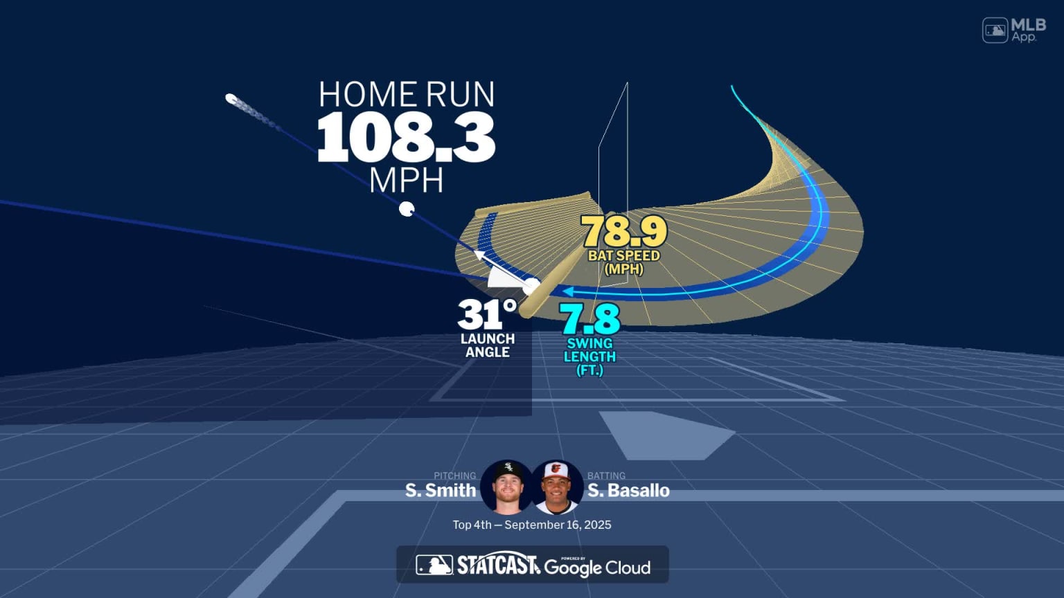An animated look at Samuel Basallo's home run | 09/16/2025 | Baltimore ...