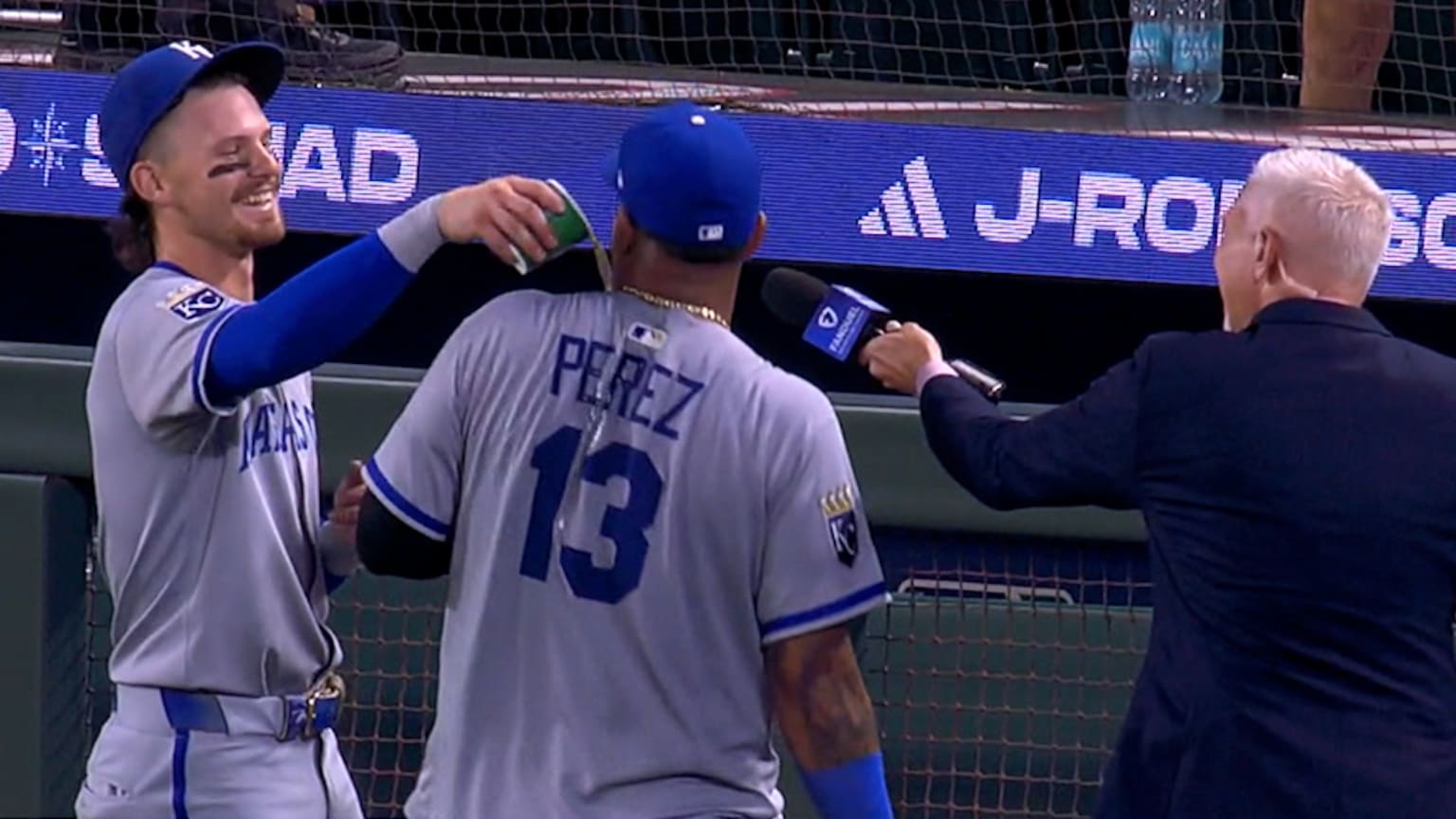 Salvador Perez on his milestone hits, Royals' win | 07/01/2025 | MLB.com