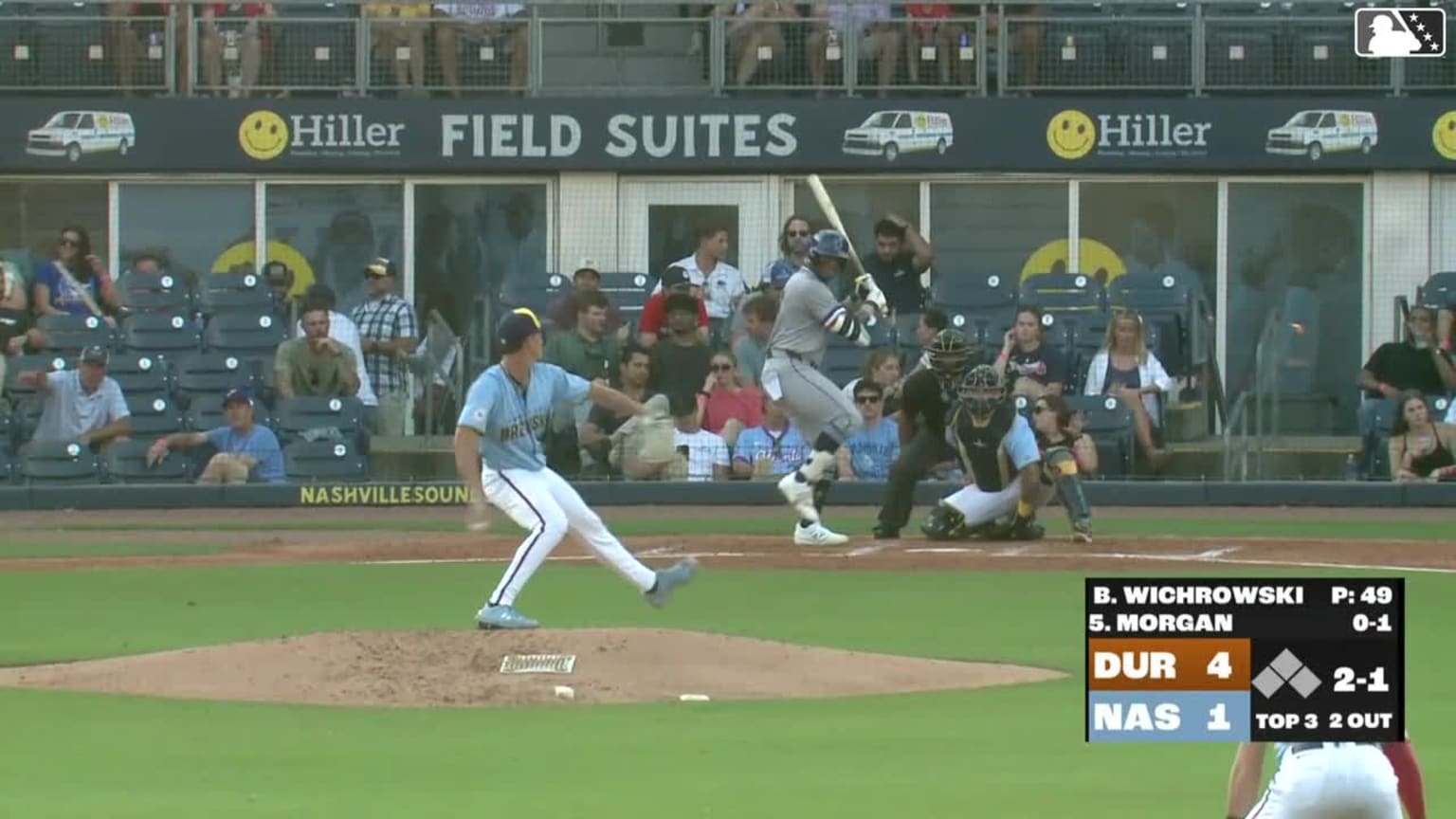 Tre' Morgan homers (2) on a fly ball to center field. | 06/10/2026 ...