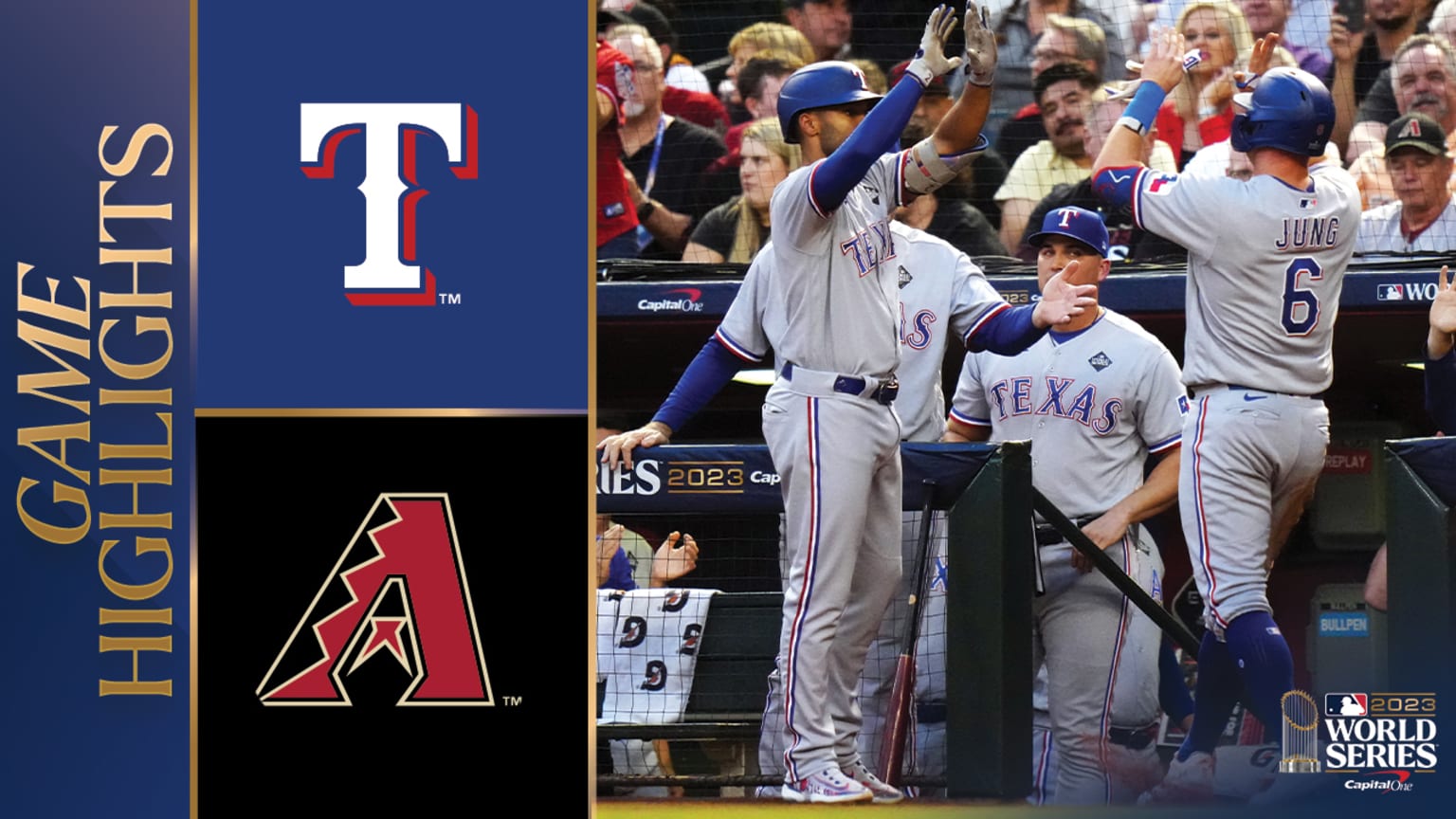 Semien, Seager lead Rangers' Game 4 win over D-backs | 10/31/2023 ...