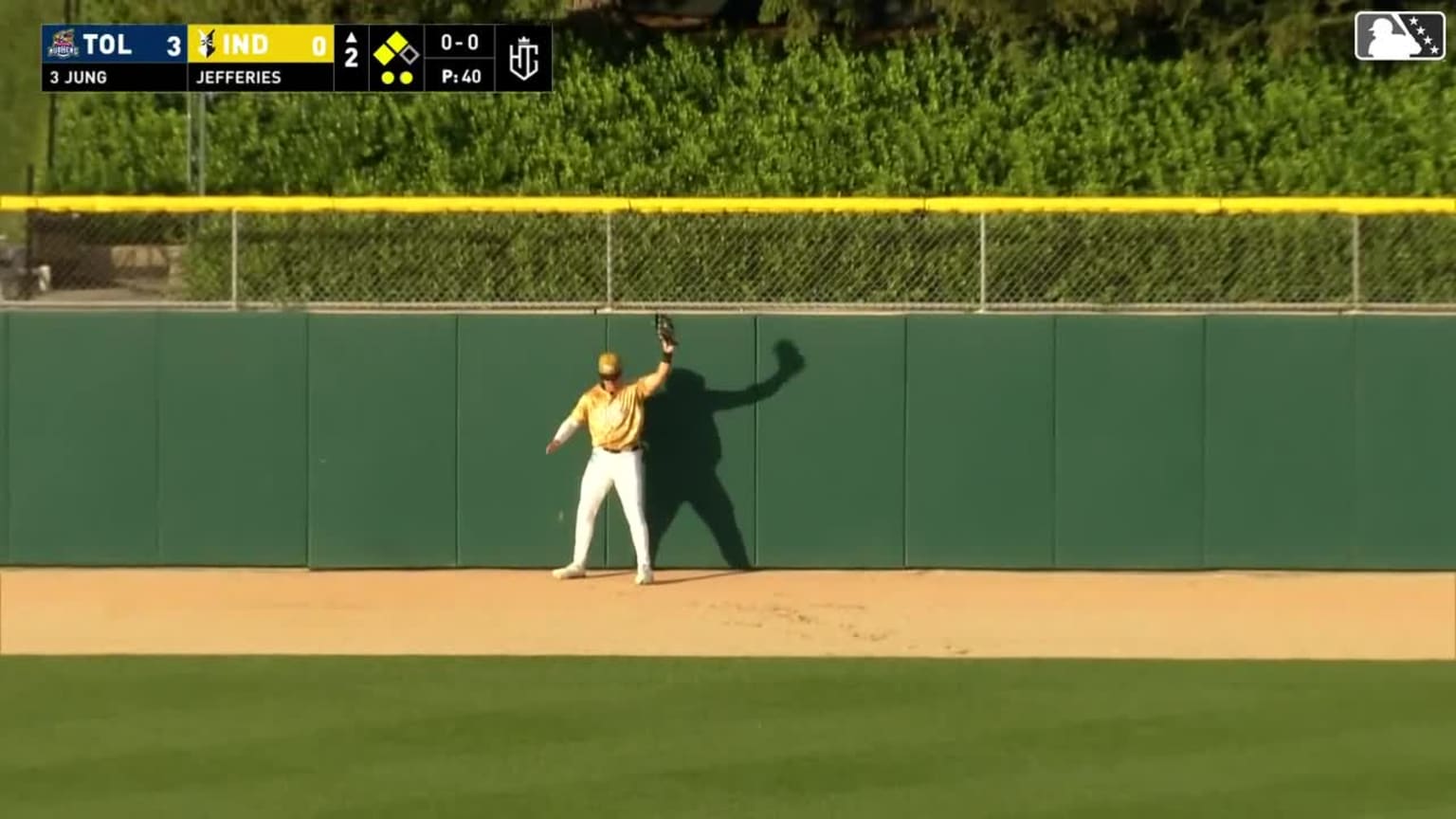 Matthew Gorski makes a leaping grab at the wall | 05/18/2024 ...