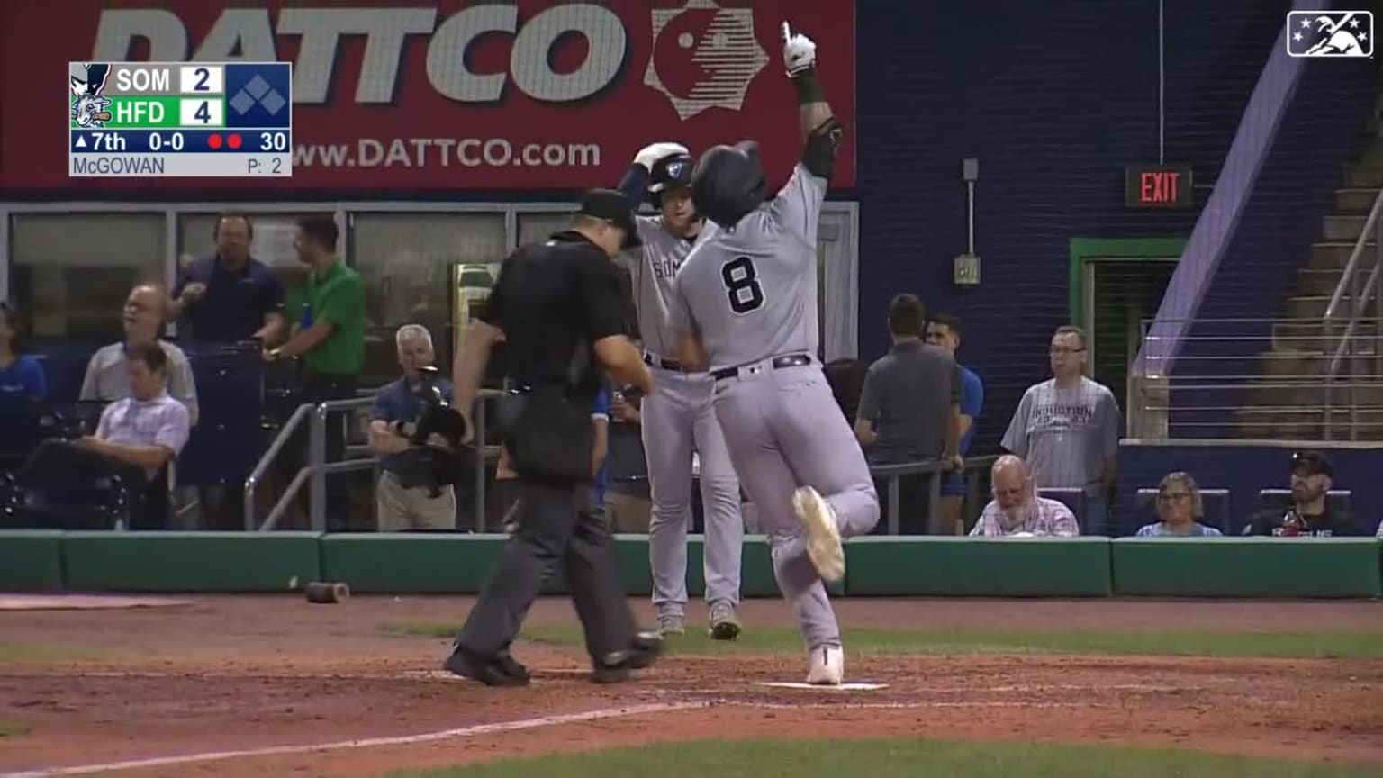 Elijah Dunham hits a solo home run to left field | 07/21/2023 | New ...