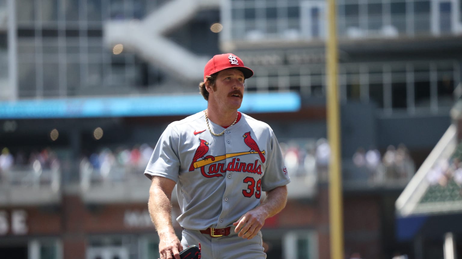 Miles Mikolas strikes out Marcell Ozuna in the 1st | 04/23/2025 | St ...