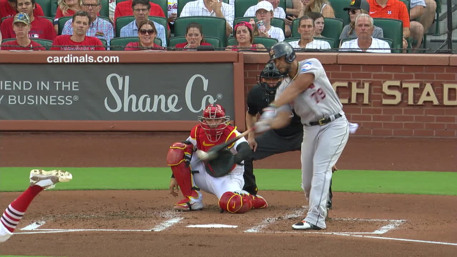 Jose Abreu doubles down the line for two RBI | 06/29/2023 | Houston Astros