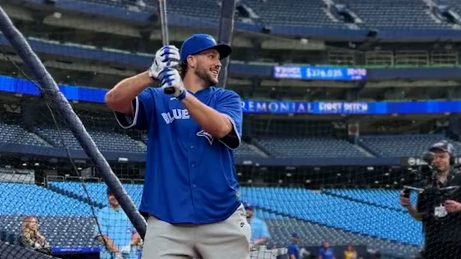 Josh Allen hits batting practice at Rogers Centre | 05/15/2023 ...