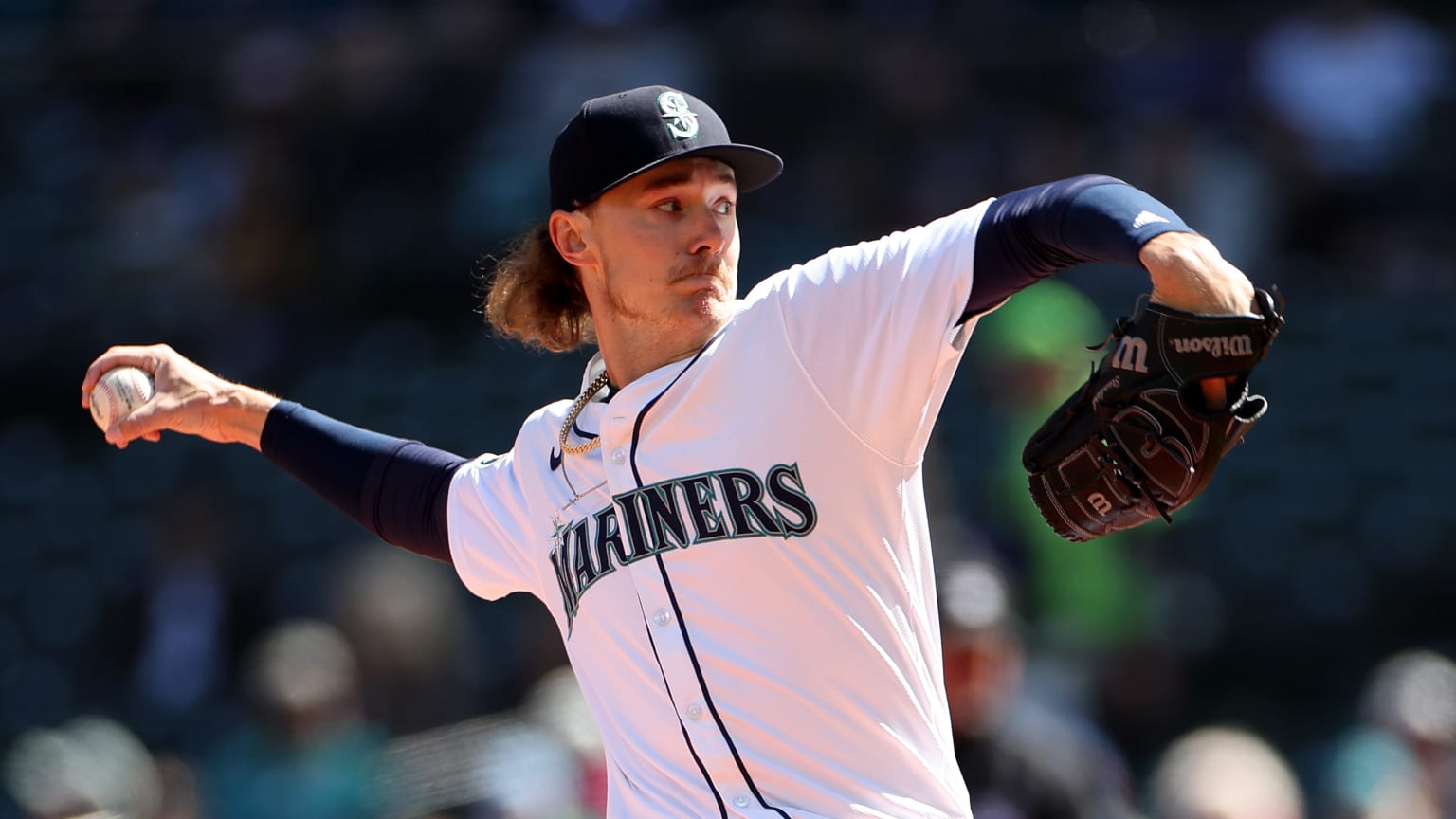 Bryce Miller poncha a Jonathan India | 17/04/2024 | Los Mariners de Seattle
