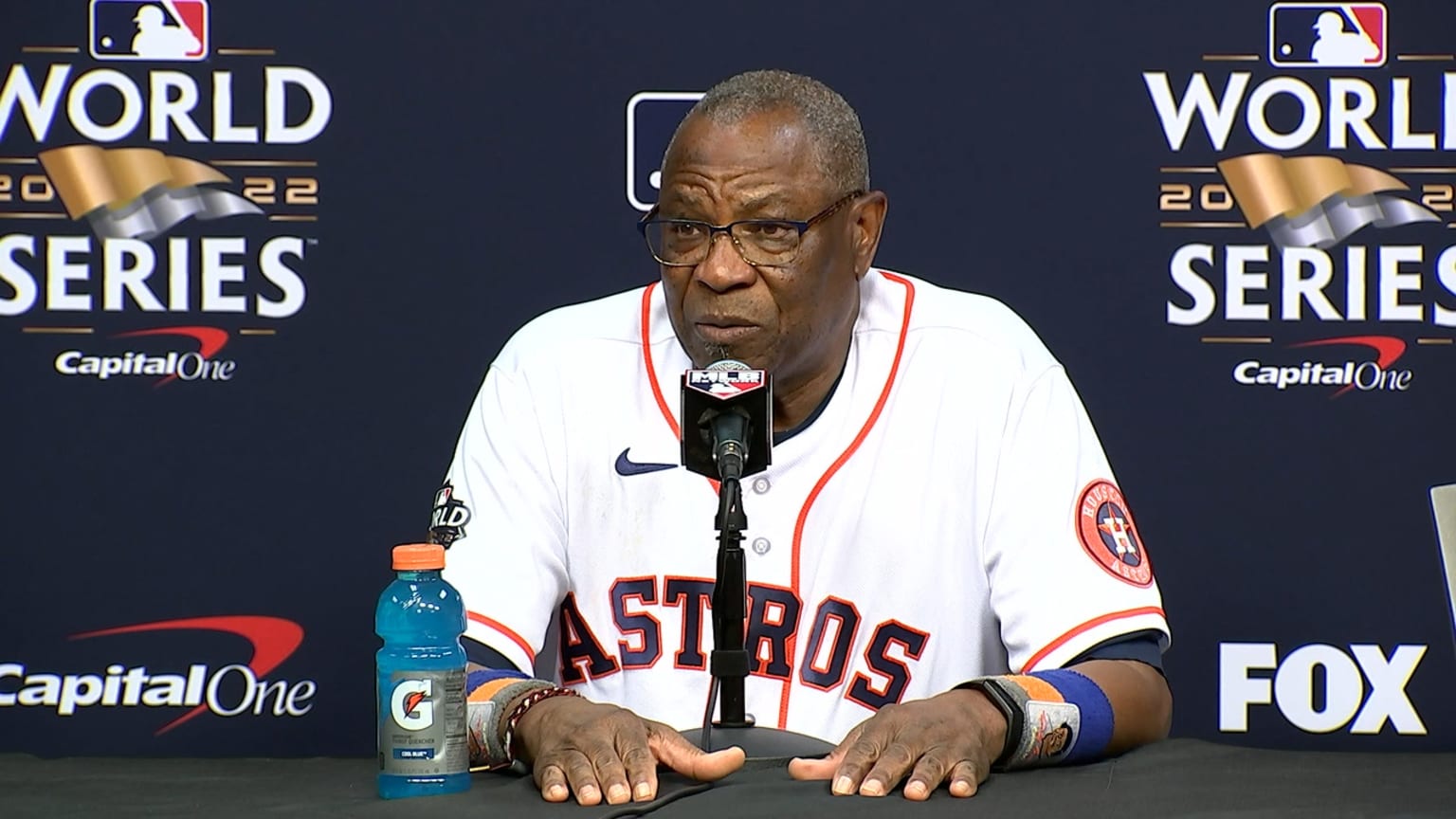 Astros manager Dusty Baker on 6-5 loss in Game 1 | 10/28/2022 | Houston ...